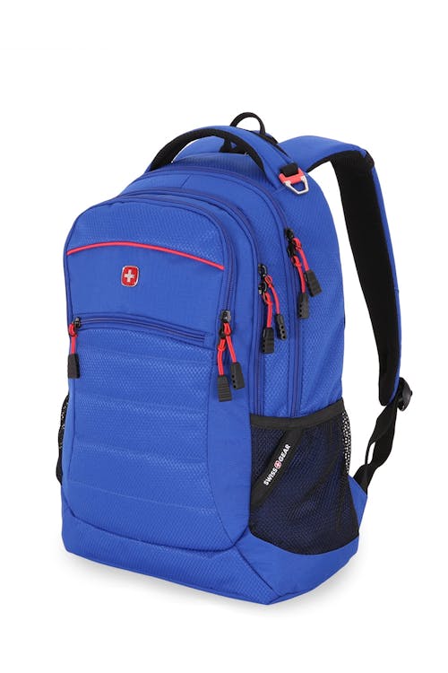 Swissgear 5502 Laptop Backpack - Dramatic Royal/Natural Red